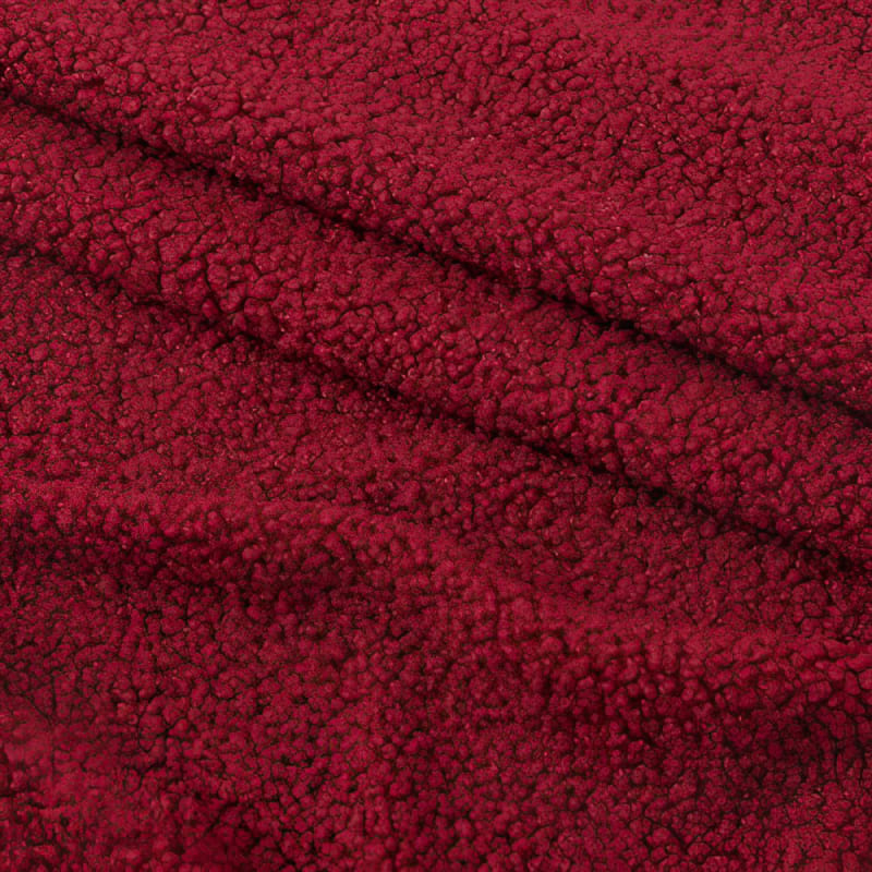 Red Boucle Fabric | Bold Statements | Boucle Fabric Store